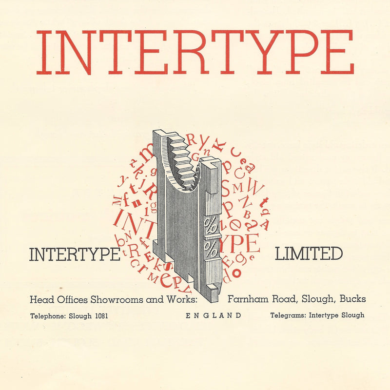 Intertype Typeface Catalogue | A to E | Prelogram