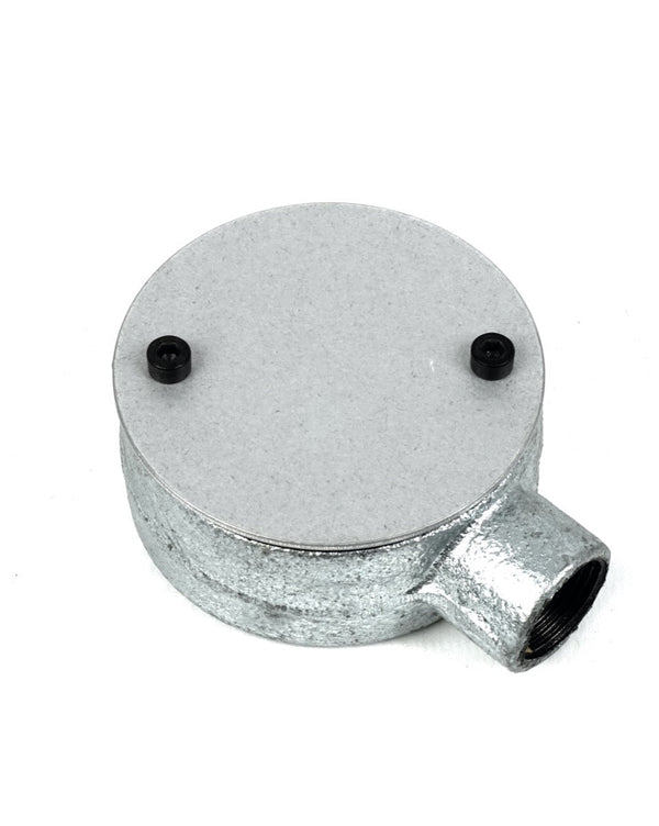 One-Way Open Box with cover | Galvanised Conduit Boxes