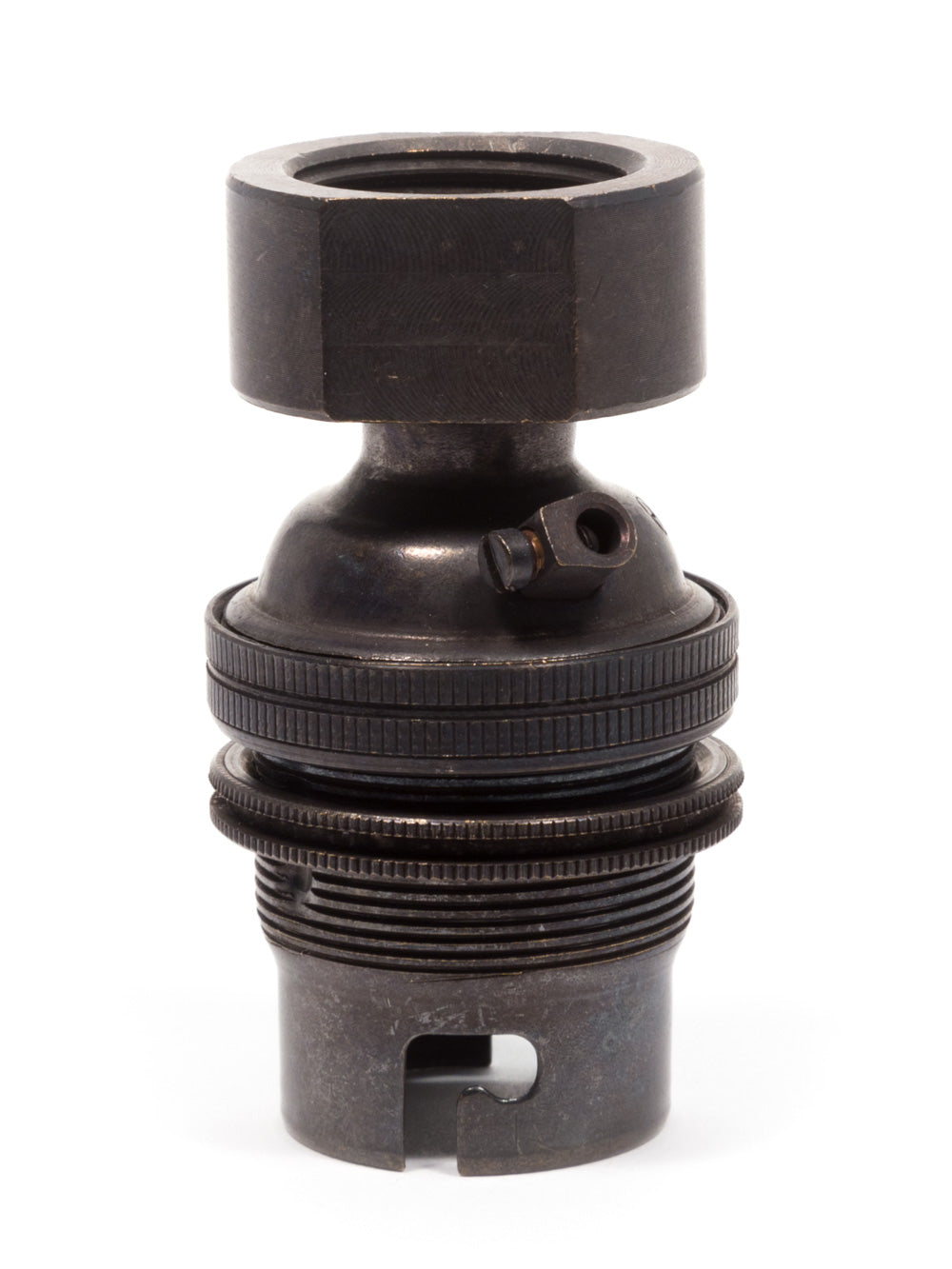 Threaded B22 Lamp Holder | Bronze | X 10 Bundle | End-of-line